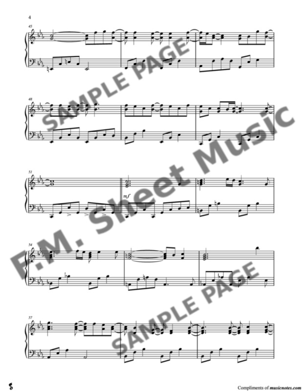 Movement (Late Intermediate Piano) By Hozier - F.M. Sheet Music - Pop Arrangements by Jennifer ...
